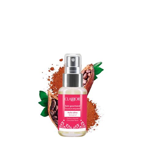 Organic Edible Massage Oil With Chocolate Flavor Clairjoie