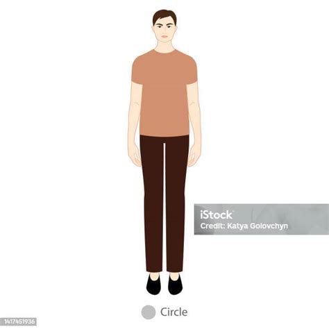 남자 서클 몸 모양 캐릭터 남성 벡터 개요 스케치 고립 된 일러스트 레이 션 9 아홉 머리 크기 신사 그림 만화 컨셉 프론트 뷰 소년 흰색 배경에 패션 스케치 가냘픈에 대한