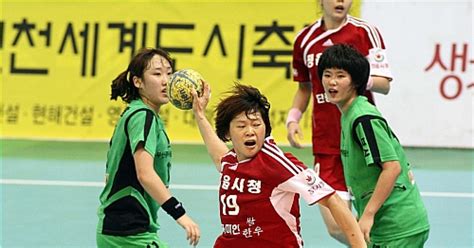 유연한 핸드볼 선수