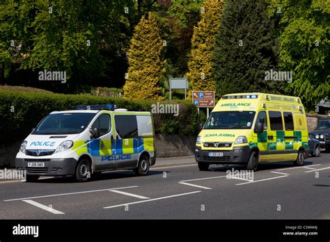 Ambulance And Police Car Emergency Vehicles Emergency Ambulance Uk And