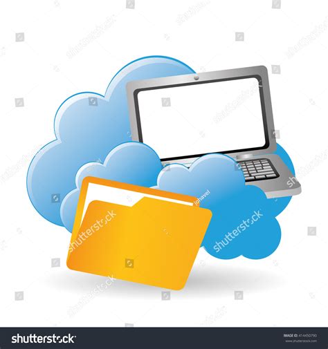Data Center Cloud Computing Technology Concept Stock Vector Royalty Free 414450790 Shutterstock