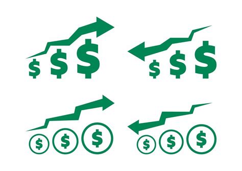 Graphic Symbol Of Increase Or Decrease Of Business 22158931 Vector Art