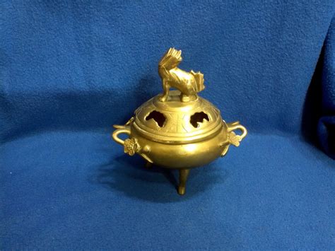 Antique Brass Insence Burner Haute Juice