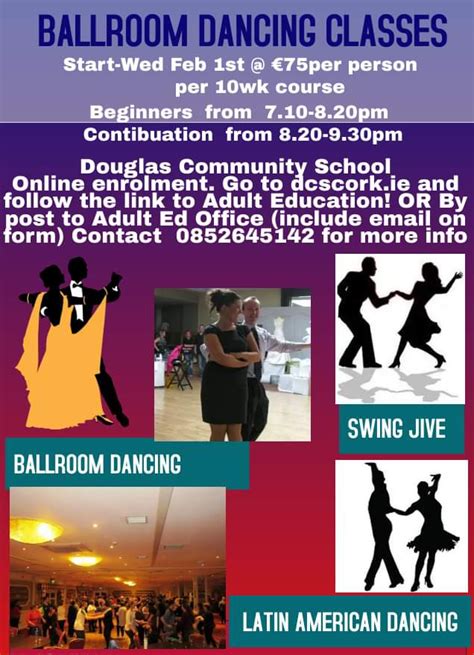 Ballroom Dance Classes Douglas Community School Dancing Derek