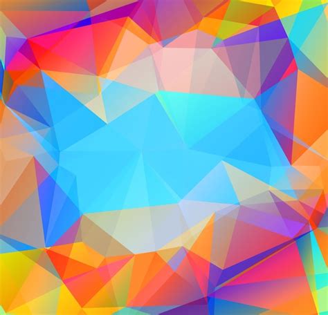 Premium Vector Abstract Polygonal Background Futuristic Style Geometric Colorful Triangle Texture