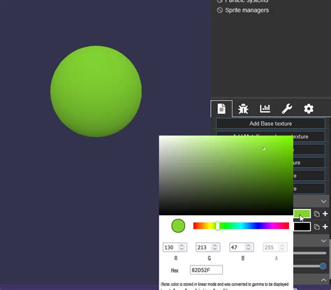 rgb and hex values entered for a color3 result in different color than