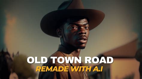 Lil Nas X Old Town Road But The Whole Video Is Animated By An Ai