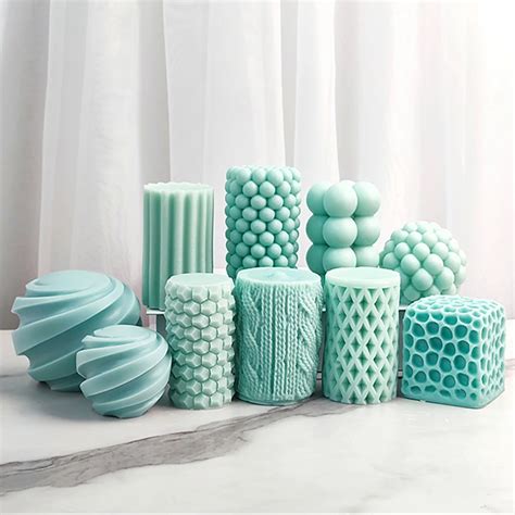 실리콘 캔들 몰드 기하학적 버블 볼 구형 랜턴 크리스탈 에폭시 수지 비누 석고 케이크 몰드 홈 데코 10 가지 스타일 Aliexpress