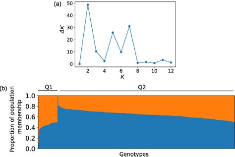 Identification Of Population Structure Using A Model Based Clustering