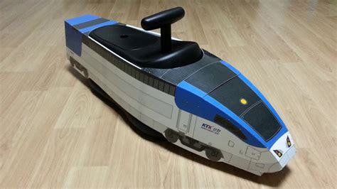 짠이아빠 짠이를 위한 Ktx 산천 기차 씽씽카 Youtube