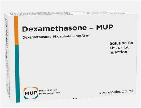 Dexamethasone Mup 8 Mg2ml Ampules Rosheta Saudi Arabia