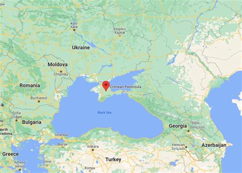 Crimean Peninsula Europe Map
