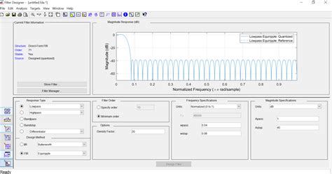 magnitude issue when designing low pass filter with fir compiler fpga digilent forum