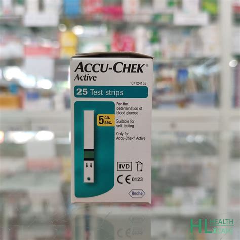 Aacu Chek Active 25 Test Strips แผ่นวัดระดับน้ำตาลในเลือด แผ่นตรวจระดับน้ำตาล แผ่นตรวจเบาหวาน