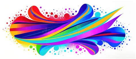 Gradient Geometry Shape Colour Abstract On White Background Stock Illustration Illustration Of