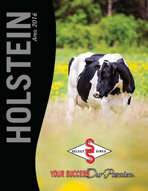 April 2016 Holstein Sire Directory By Select Sires Issuu