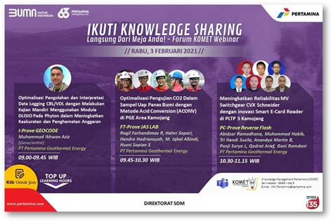 Muhammad Ikhwan On Linkedin Komet Webinar Sharing Pertamina