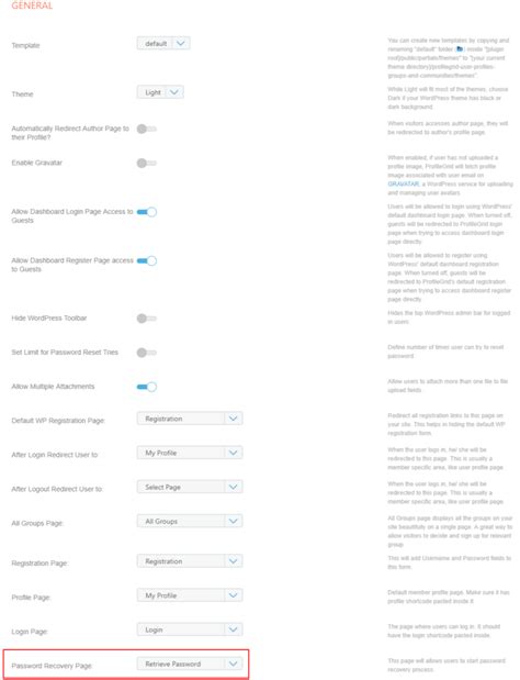 How To Display Custom Wordpress Forgot Password Page Profilegrid
