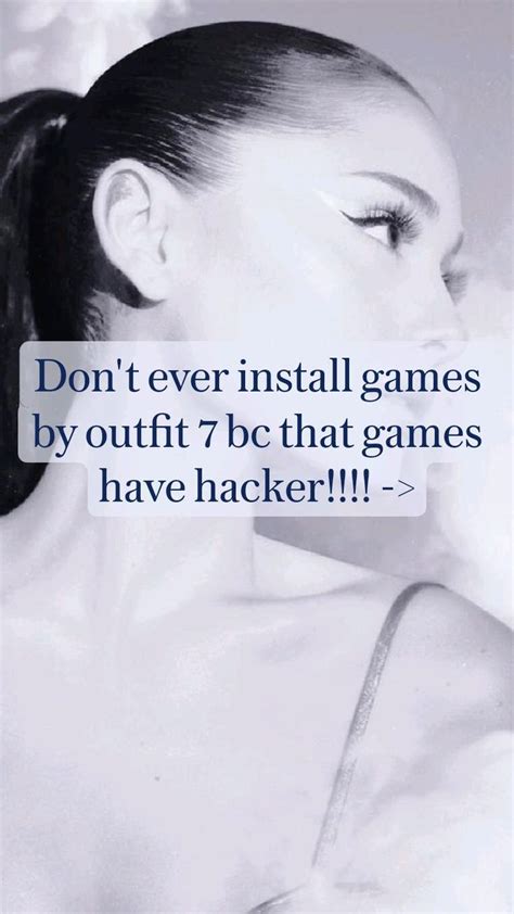 Dont Ever Install Games By Outfit 7 Bc That Games Have Hacker Install Game Hacker
