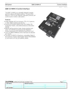 QSE CI NWK E Control Interface Lutron Electronics Qse Ci Nwk E Control Interface Lutron