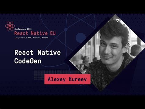 conference talks talk react native eu 2019 react native codegen from