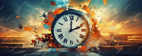 Premium Photo Abstract Time Wasting Running Out Ticking Urgency End Clock