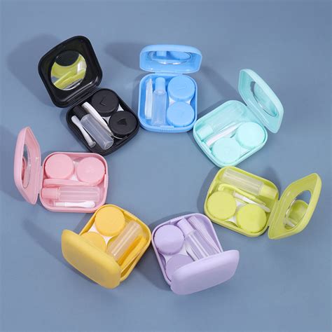 Black Contact Lens Case And Kit Lensmate