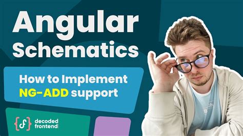 Angular Schematics Implementing NG ADD Support For Libraries