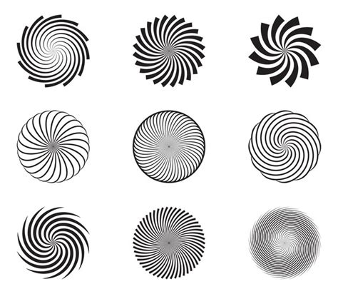 Premium Vector Spiral And Swirl Motion Twisting Circles Design