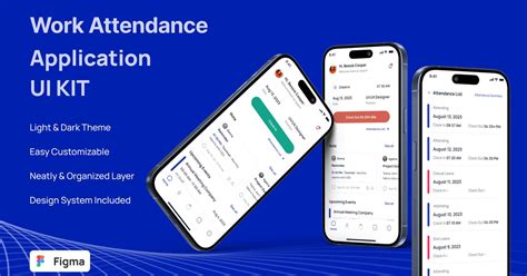 Work Attendance Mobile Application Ux And Ui Kits Ft Mobile And Ui