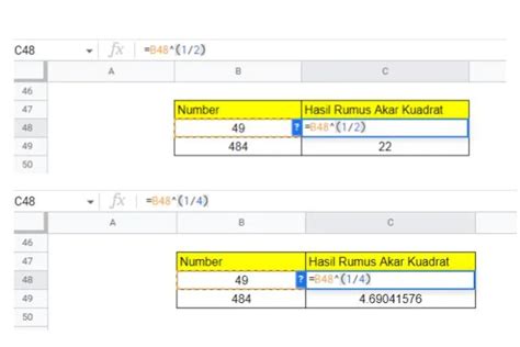 3 Cara Menghitung Rumus Akar Di Excel Mudah Peluang Usaha Bisnis