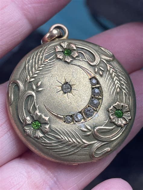 Vintage Locket Necklace Vintage Paris Jewelry