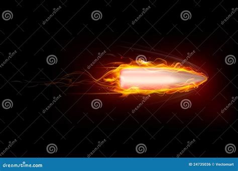Bullet In Motion Stock Vector Illustration Of Defense 24735036