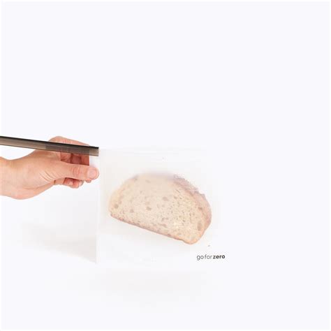Go For Zero Reusable Silicone Zip Lock Pouches 1000ml 