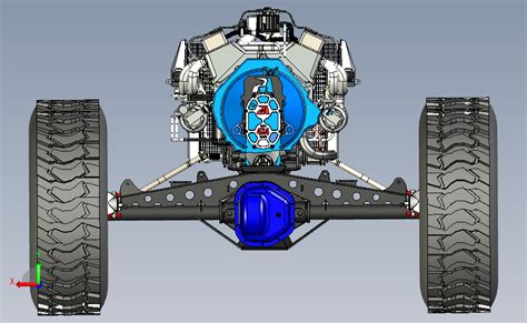 卡车底盘结构step模型图纸下载 懒石网