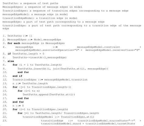 A Test Path Construction Algorithm Download Scientific Diagram