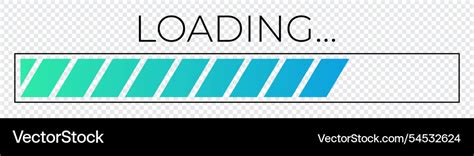 Loading Progress Bar Simple Royalty Free Vector Image