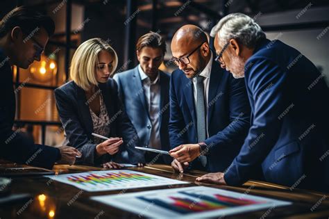 Premium Ai Image Strategic Insights Charts And Graphs With Generative Ai