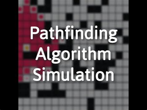 Pathfinding Algorithm Simulation YouTube