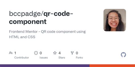 Github Bccpadgeqr Code Component Frontend Mentor Qr Code Component Using Html And Css