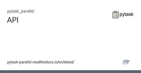 Api Pytaskparallel 052dev1ge184e0f Documentation