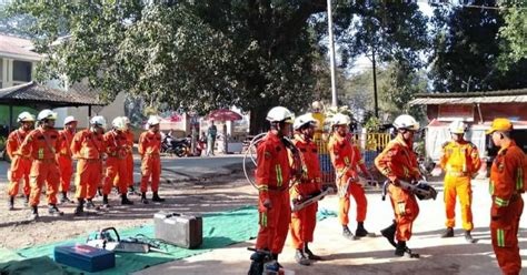 မြောက်ဦးမြို့၌ သဘာဝဘေး ကြိုတင်ကာကွယ်ရေးအတွက် ဌာနတွင်း ရှာဖွေကယ်ဆယ