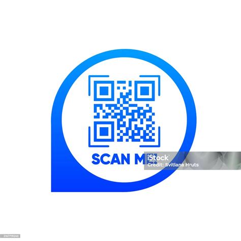 Scan Me Qr Code Scan For Smartphone Qr Code Label Qr Code For Mobile App Payment And Phone