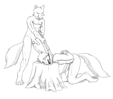 Rule 34 Anthro Axe Balls Bent Over Bent Over Surface Bodily Fluids