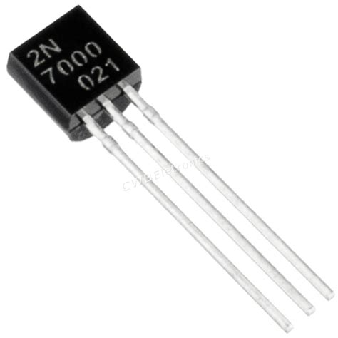 Transistor Mosfet 2n7000 5 Peças 2n 7000 N7000 Original Shopee Brasil