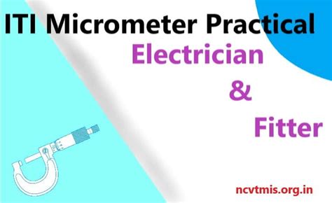 Iti Practical Measuring Wire And Cable Dia With Micrometer Gauge