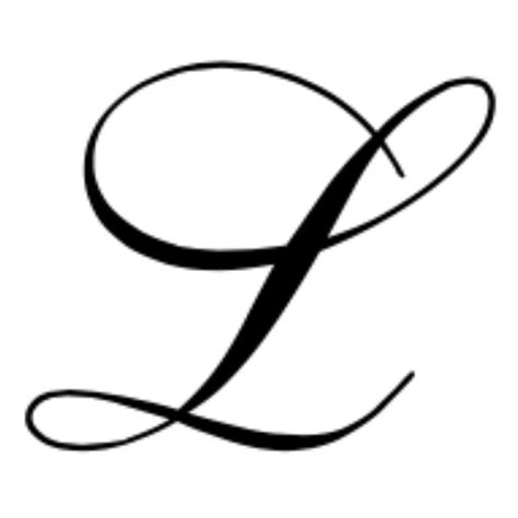 Printable Letter L Cursive Font Free Download And Print For You
