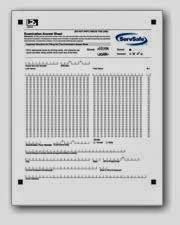 Food Service Safe SERVSAFE EXAM ANSWER SHEETS