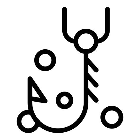 Sharp Hook Icon Outline Style 15666699 Vector Art At Vecteezy