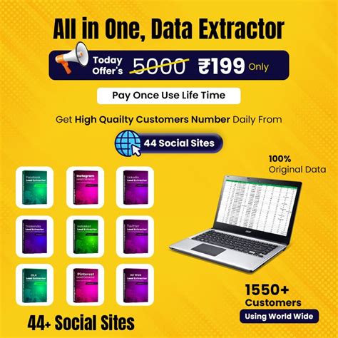 All In One Data Extractor Digital Store